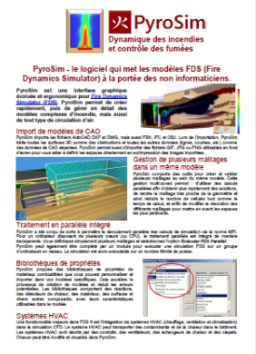 ImageFT | PyroSim simulation d'incendie et de fumées